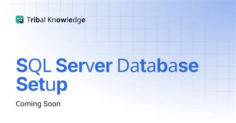 Sql Server Database Setup 00db