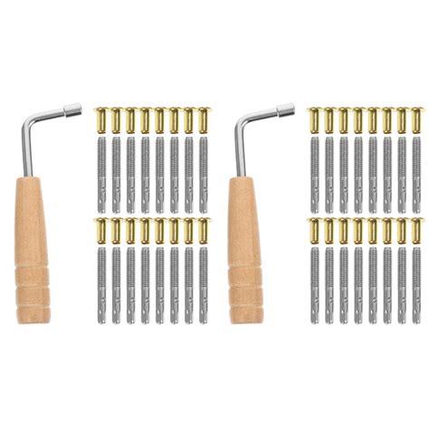 Turn Accessories For Lyre Harp Pin Nail Lap Tuner Replacement Tuning Wood Metal 2 Sets