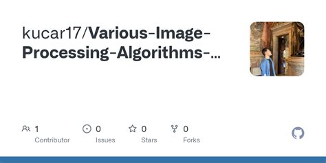 Github Kucar17various Image Processing Algorithms With Python