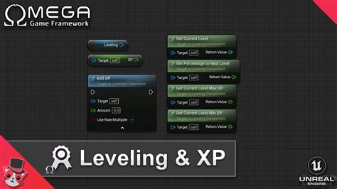 Leveling XP Omega Game Framework Unreal Engine Tutorial YouTube