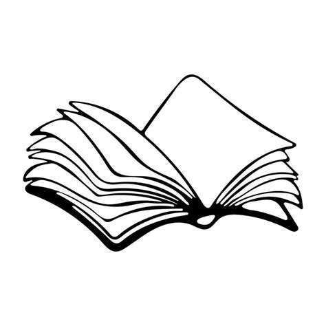 Book Outline Clip Art