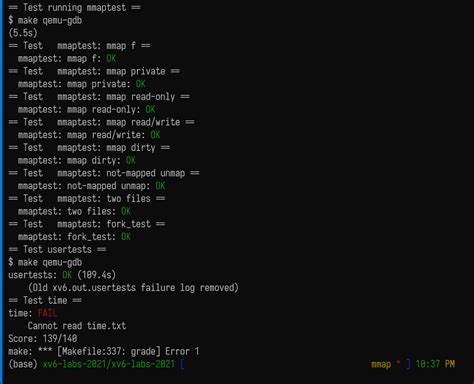 [mit 6 s081] xv6 lab11 mmap 实验记录 tzyt的博客