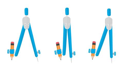 Pencil Compass Vector Art Icons And Graphics For Free Download