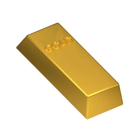 3d Gold Bar Icon Illustration 11660667 Png