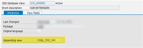 Extend Cds View Sapcodes