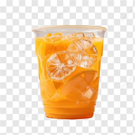 얼음을 넣은 오렌지 주스 한 잔 중앙 빨대가 있는 오렌지 주스 빨대가 달린 주스 한 잔 유리 Png 일러스트 및 이미지 에 대한 무료 다운로드 Pngtree