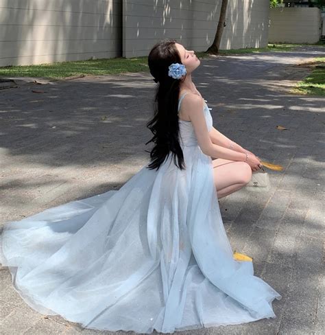 Light Blue Ethereal Essence Fairy Dress Ethereal Dress Ethereal Fashion