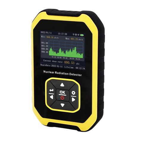 Buy Geiger Counter Nuclear Radiation Detector Handheld Radiation Dosimeter With Color Lcd