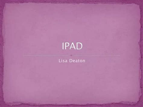 Ppt Ipad Powerpoint Presentation Free Download Id2283066