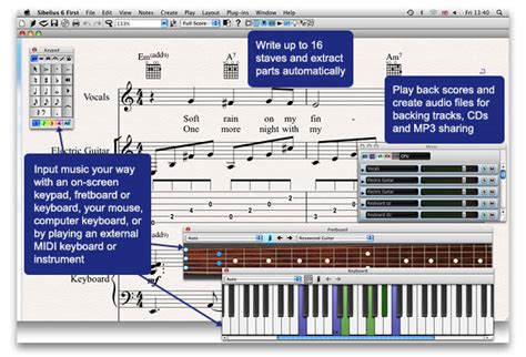 Sibelius First Notation Software