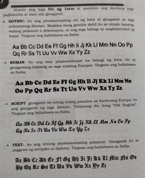 A Gawain Sa Pagkatuto Bilang 4 Basahin Ang Mga Tanong At Isulat Ang Sagot Sa Kwaderno 1 Ano