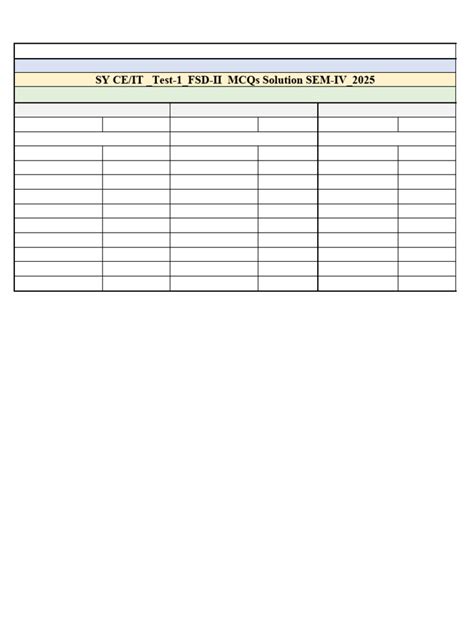 Fsd Ii T1 Mcq Solution Pdf