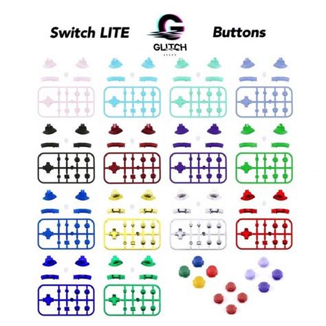 Colored Replacement Buttons For Nintendo Switch Lite 4 In 1 14 In 1 Lazada Ph