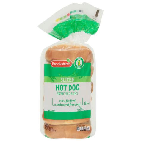 Brookshires Enriched Buns Hot Dog Sliced Super 1 Foods