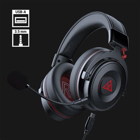 Eksa® E900 Pro 71 Virtual Surround Sound Yellow Gaming Headset Upgra