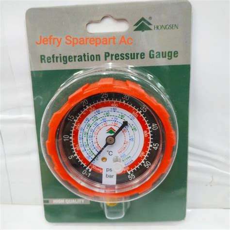 Jual Presure Gauge Manifold Ac Manometer 800psi Low Biru Hongsen Multi