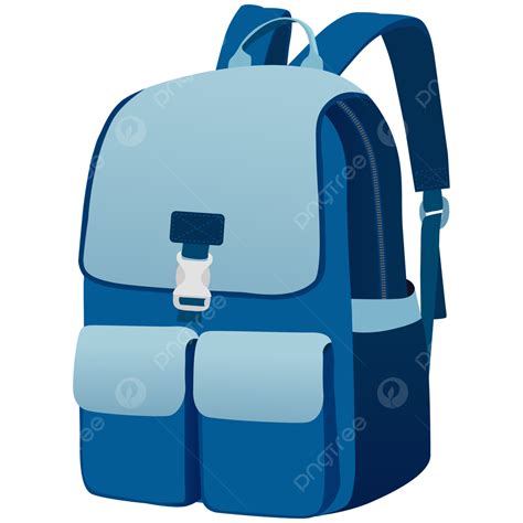 School Bag Clipart Vector School Bag In Blue Color Bag School Blue Png Image For Free Download