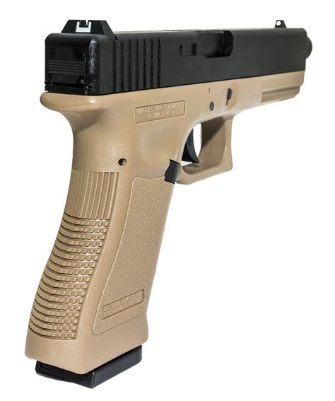 Страйкбольный пистолет Kjw Glock газ Greengas Kp 17 Tbctan купить