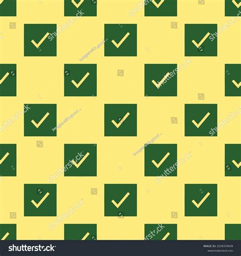 Seamless Repeating Checkbox Sharp Flat Icon Stock Vector Royalty Free 2229374439 Shutterstock