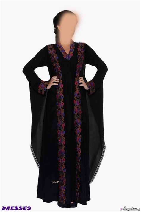 اروع العبايات عبايات مطرزة وملونة للسهرات عبايات محجبات للسهرات نسائم
