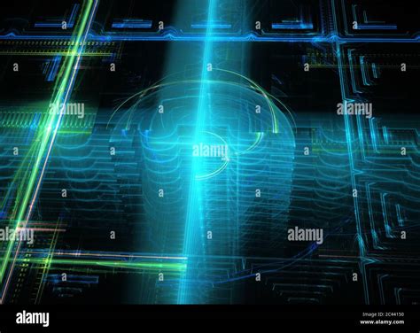 Dynamic Curves Ands Color Pattern Fractal Graphics Science And