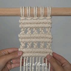 DIY Macrame Geometric Pattern Using Double Half Hitch Knots Macrame Knots Pattern Macrame