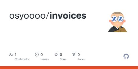 Github Osyooooinvoices