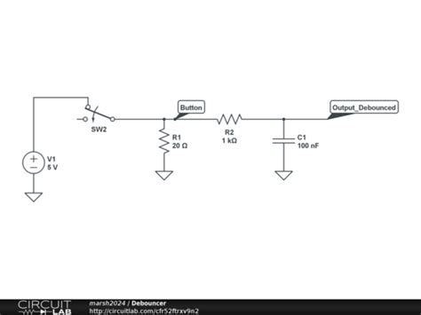 Debouncer Circuitlab
