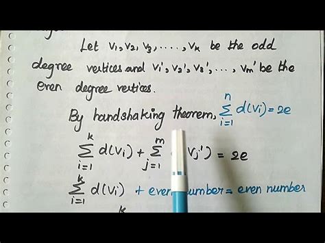 Even Number Of Vertices Of Odd Degree Flash Sales