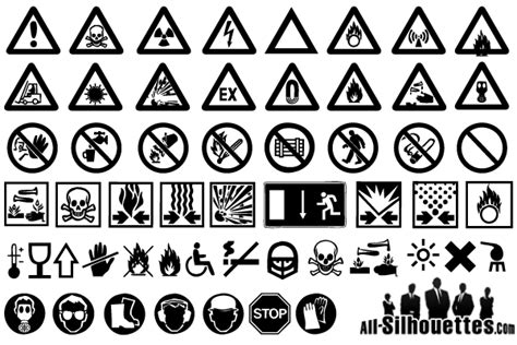 Free Warning Signs Vector Art Download Free Vector Art Free Vectors