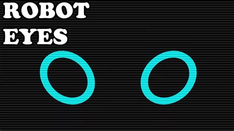 🤖 Robopeep A Cute And Playful Robot Eye Animation With Chirping Sounds