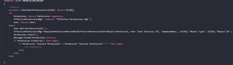 Dynamics 365 Business Central Checking User Permissions On Specific