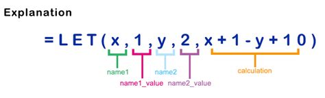 How To Use The Excel Let Function