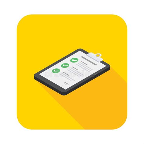 Checklist Isometric Left View Icon Vector Isometric Stock Vector Illustration Of Finance