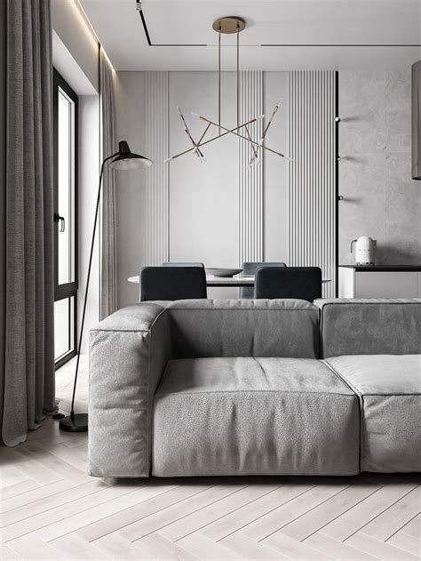 Гостиная ЖК Пресня Сити Living Room Интерьер Проектирование интерьеров Дизайн