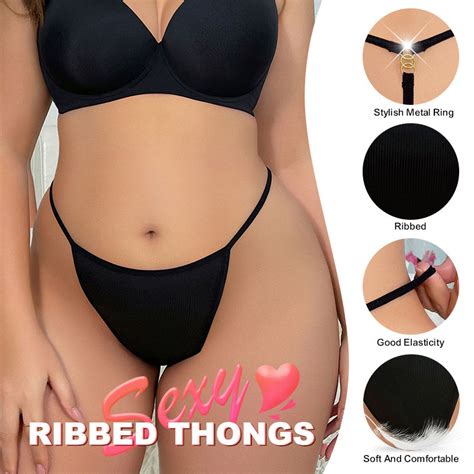 Ladies Plus Size Underwear Sexy Thongs For Mature Women