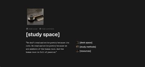 Free Dark Academia Notion Template Rnotion