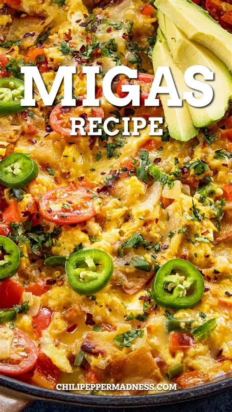Migas Scrambled Eggs With Crispy Tortillas Easy Migas Recipe