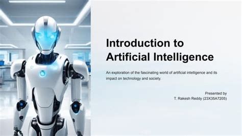 Introduction Of Artificial Intelligence Pptx