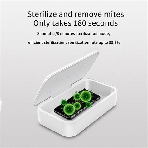 Uv Disinfection Box Wireless Charging Uv Disinfec Vicedeal