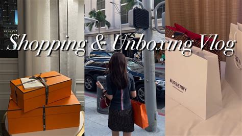 🛍 Vlog 쇼핑브이로그 And 언박싱 에르메스 버버리 셀린느 프라다 에트로 발렌시아가 토리버치 구찌
