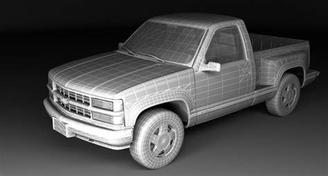 Modelo 3d 1992 Chevrolet C K1500 Sportside Turbosquid 1285730