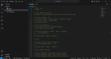 muhammad ubaid hussain on linkedin today s giaic typescript class summary understanding
