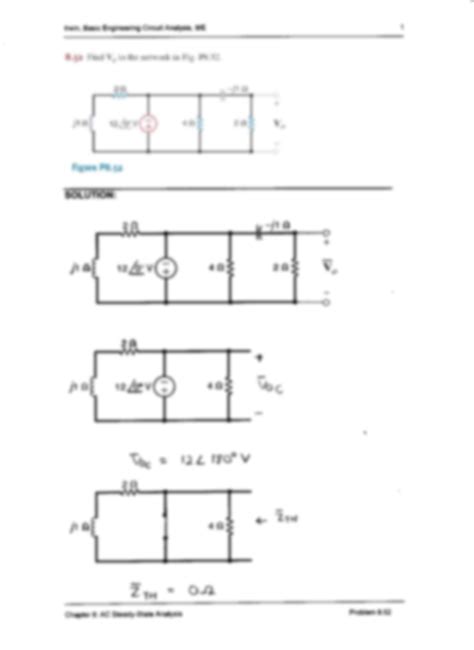 SOLUTION Problems And Solutions To Ac Steady State Analysis Circuit Analysis Part 03 Studypool
