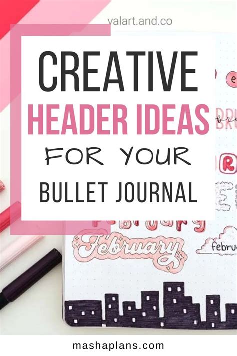 Simple And Creative Bullet Journal Header And Title Ideas Artofit