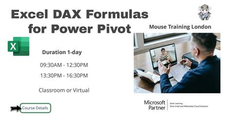 Excel Power Pivot Dax Formulas Course
