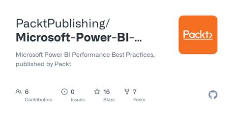 GitHub PacktPublishing Microsoft Power BI Performance Best Practices