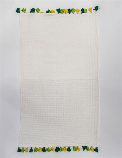 Tassel With Lace Waffle Bath Sheet Premium Bath Towel Sets At Ela