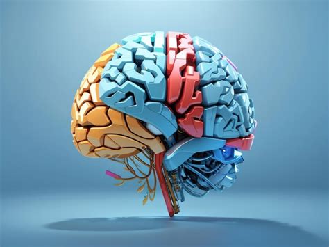 Premium Ai Image Shiny Brain Human Mind Intelligence Organ Anatomy