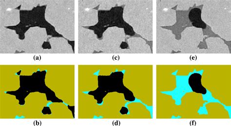 A Greyscale And B The Corresponding Segmented Result Of A Slice From Download Scientific